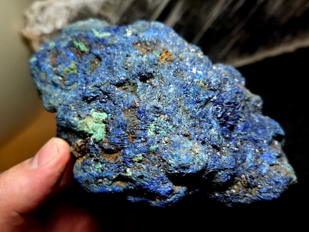 Beautiful Large Azurite Specimen. Azurite Crystal From DR Congo - Etsy