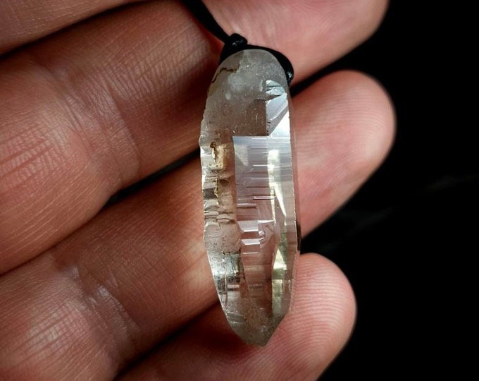 Lustrous and Clear Himalayan Quartz Crystal Pendant. Clear Quartz ...