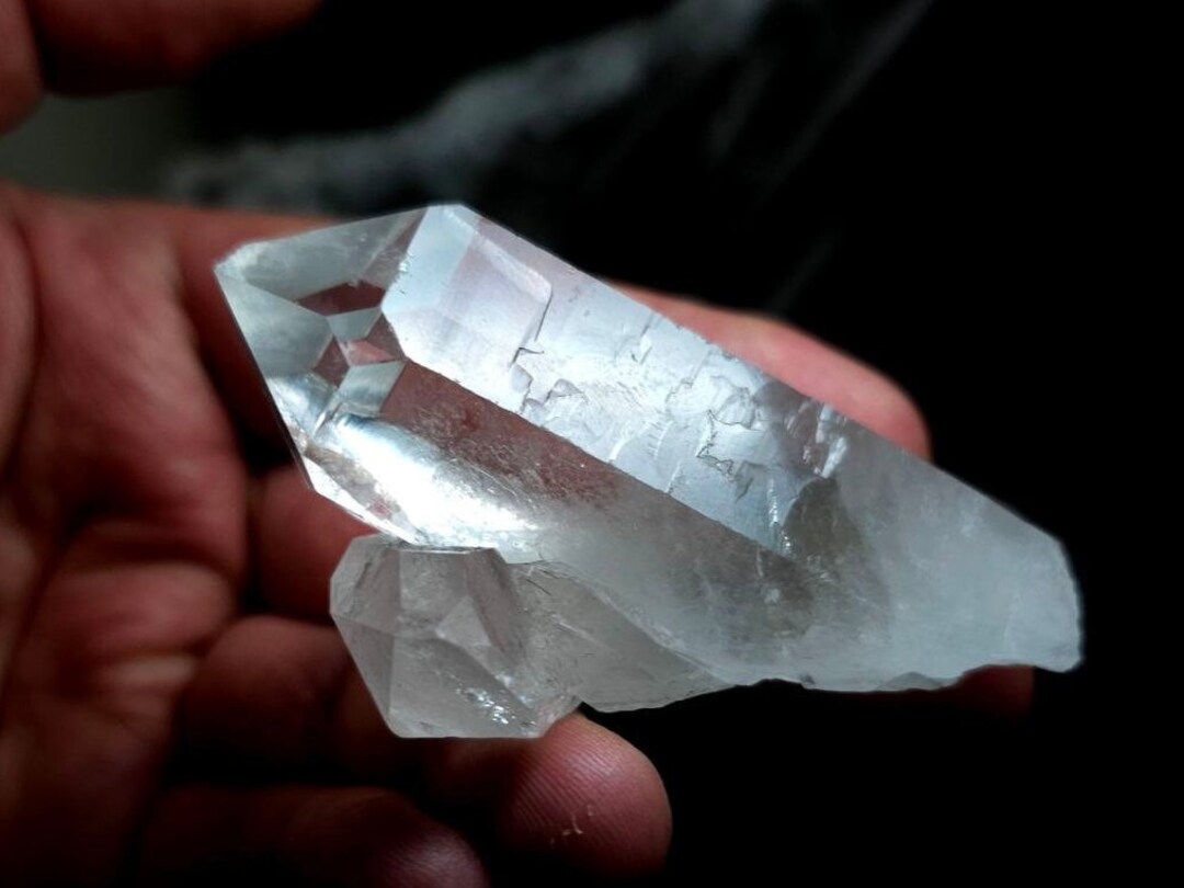 Clear Brazilian Quartz Crystal With Phantom - Etsy