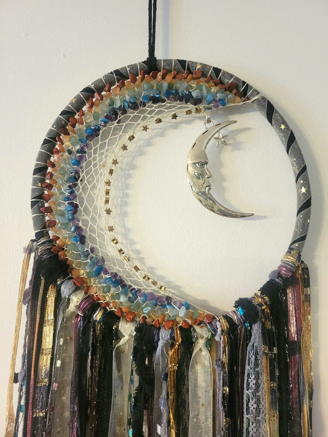 Crescent Moon Dream Catcher - Etsy