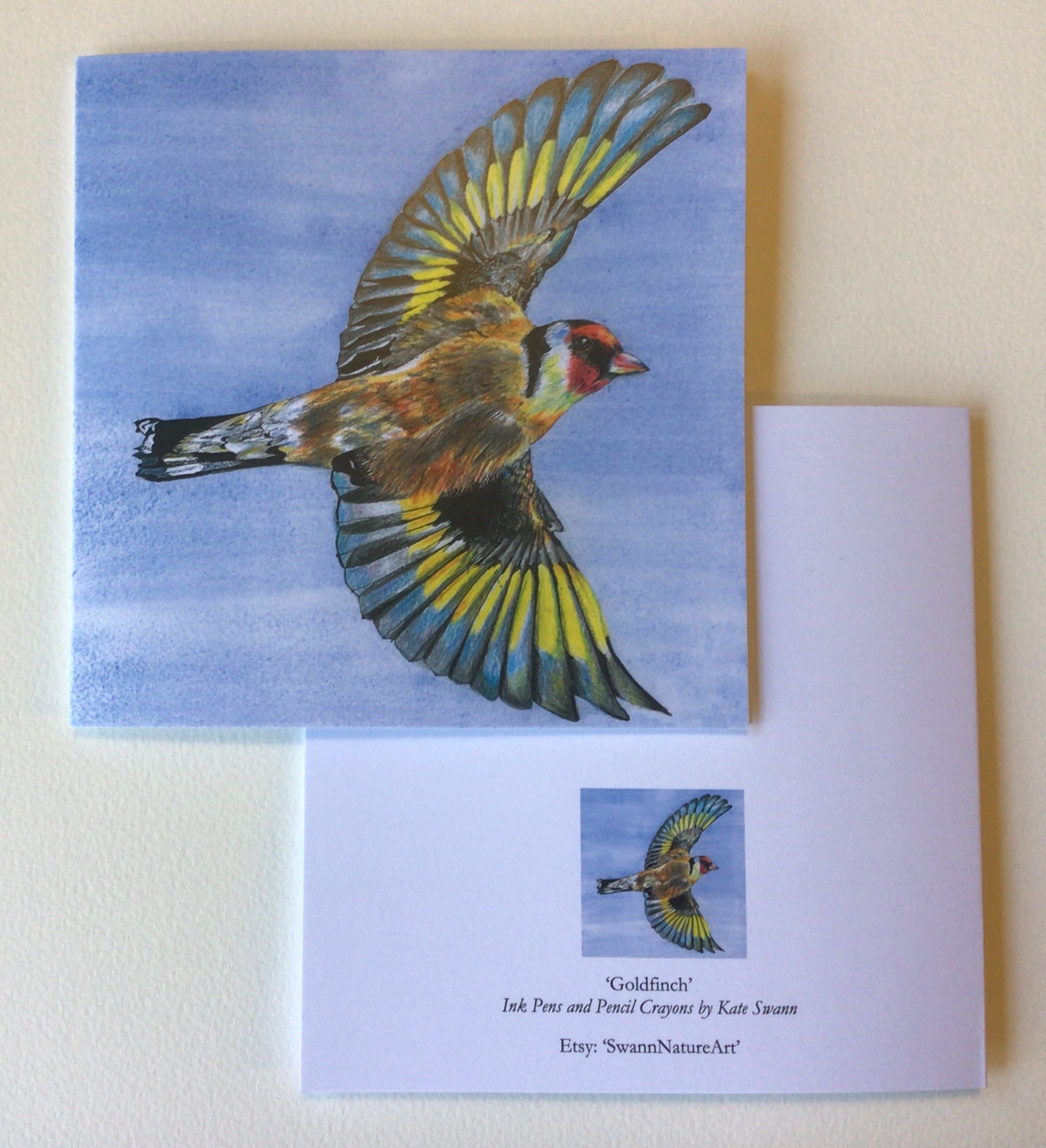 Set of 3 bird cards, Bird card bundle, Bird art card pack, Bird note ...