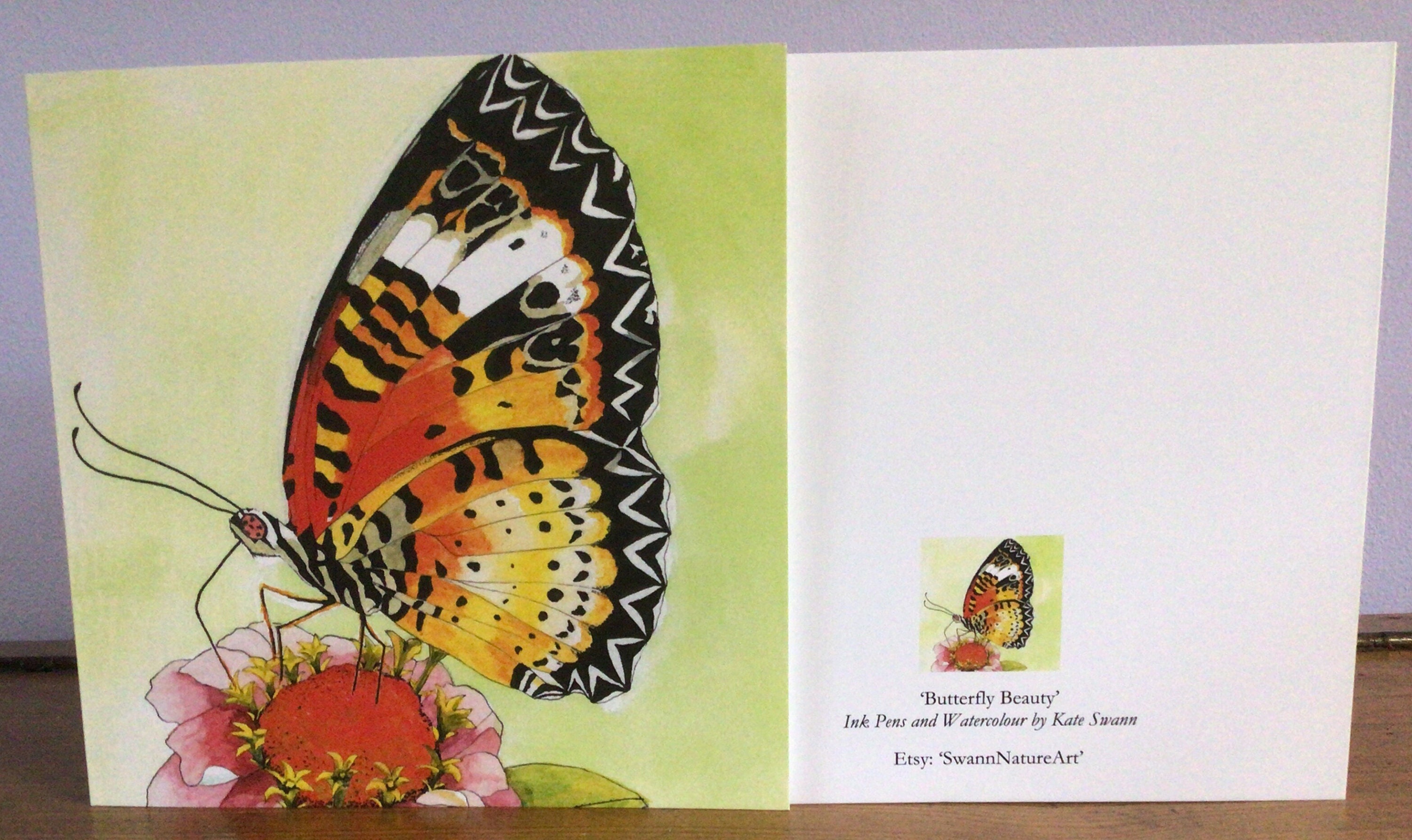 Insect art card pack, Set of 3 bug cards, Insect card bundle, Insect ...