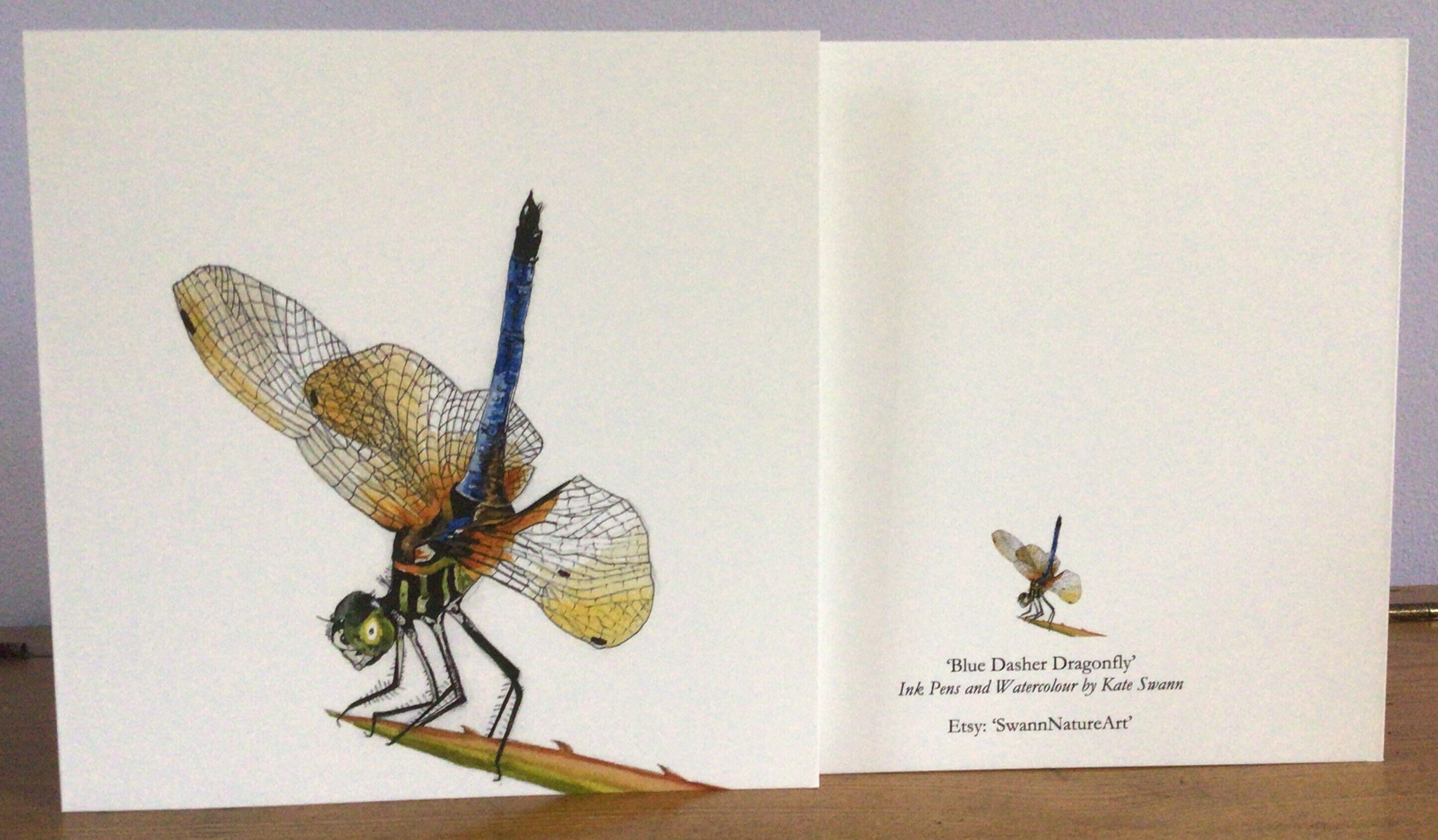 Insect art card pack Set of 3 bug cards Insect card bundle - Etsy.de
