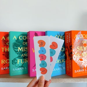 ACOTAR Bookmark Set, SJM Merch for Romantasy Lovers, Velaris Bookmark ...