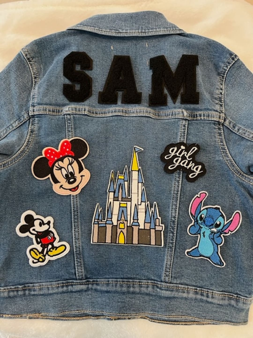 Children's Disney Themed Denim Jacket unisex - Etsy