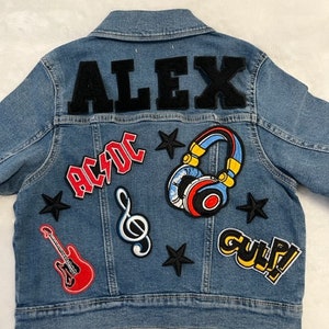 Children's Personalized Denim Jacket unisex - Etsy