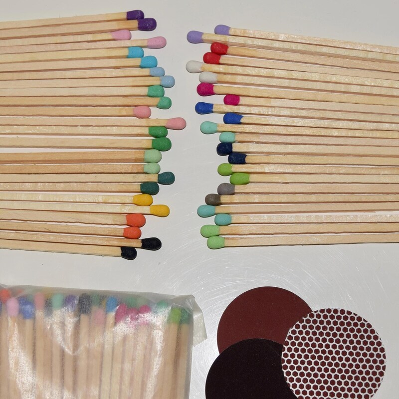Coloured Matches - Etsy UK