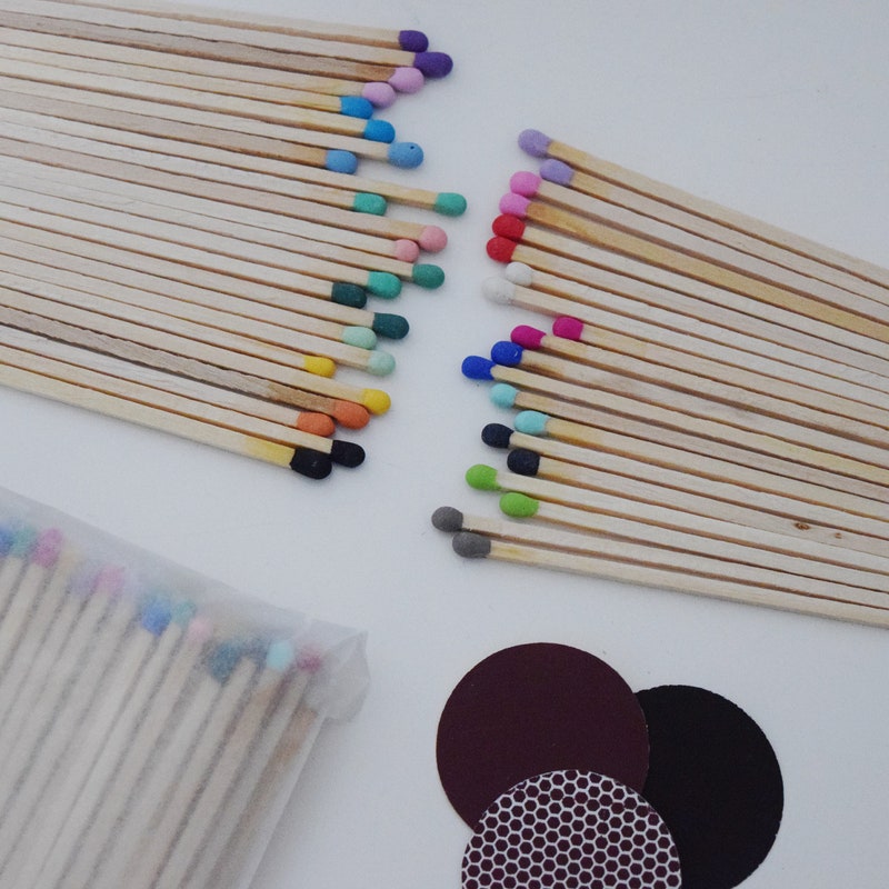 Coloured Matches - Etsy UK