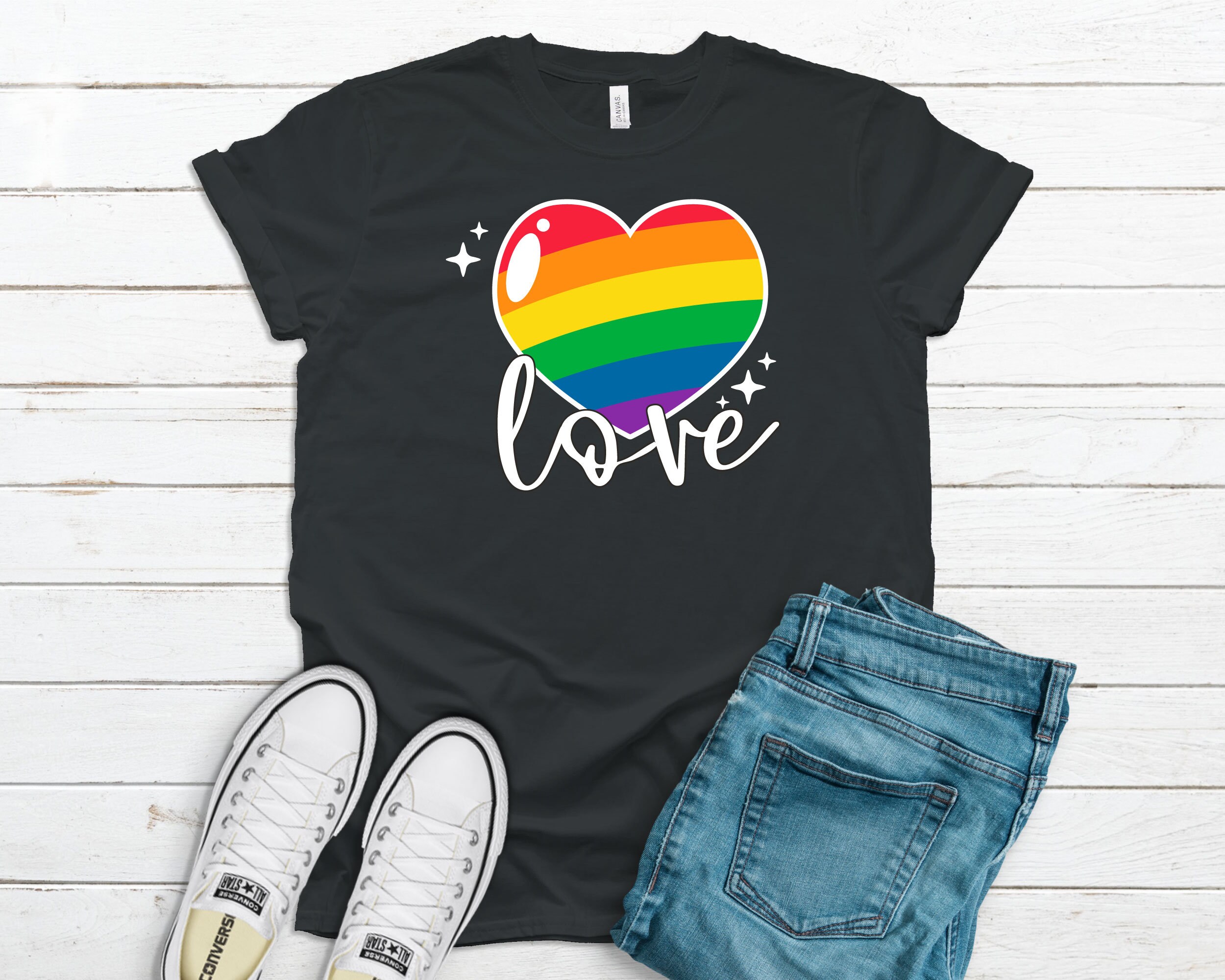 Camisa de amor, camisa de orgullo, camisa del mes del orgullo, camisa ...