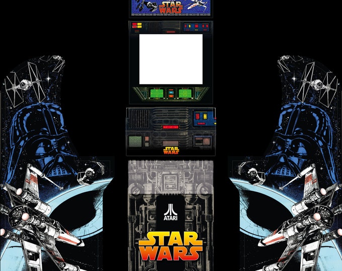 Arcade1up Tempest Arcade Cabinet Riser Kickplate J-panel Graphics ...