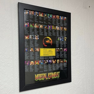 Mortal Kombat Finishing Moves Poster Print A3 or A4 Sizes Available ...