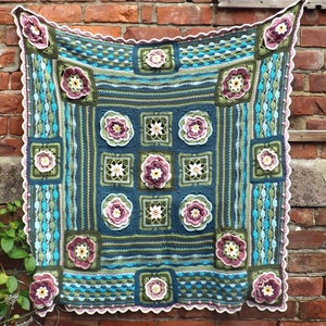CROCHET PATTERN: Water Lily Pond Baby Blanket - Etsy