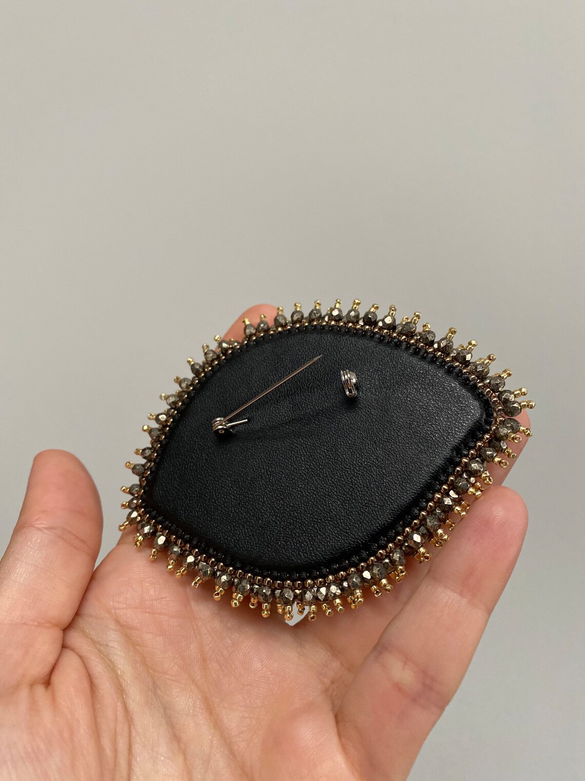 Big Evil Eye Brooch Nazar Brooch Protection Amulet Handmade - Etsy