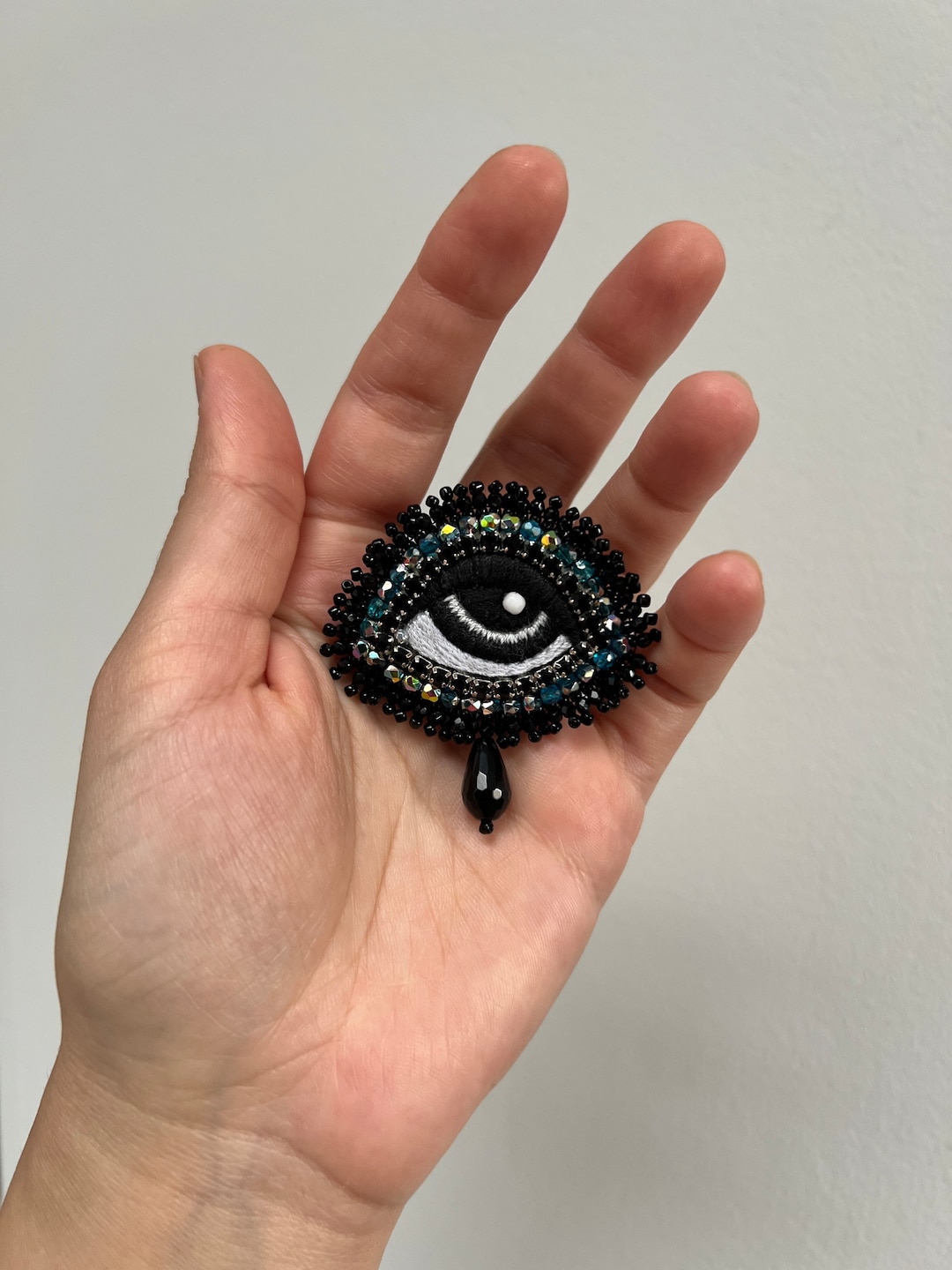 Mini Evil Eye Broche Nazar Broche Protection Amulette Faite à - Etsy France