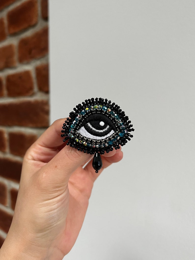 Mini Evil Eye Broche Nazar Broche Protection Amulette Faite à - Etsy France