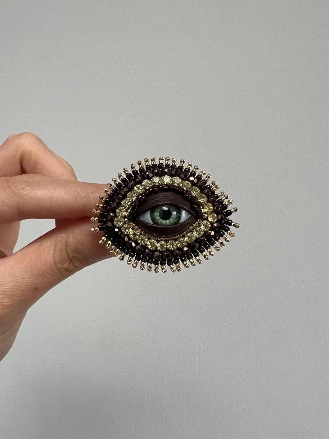 Third Eye Brooch Nazar Brooch Protection Amulet Eye Ball Evil Eye ...