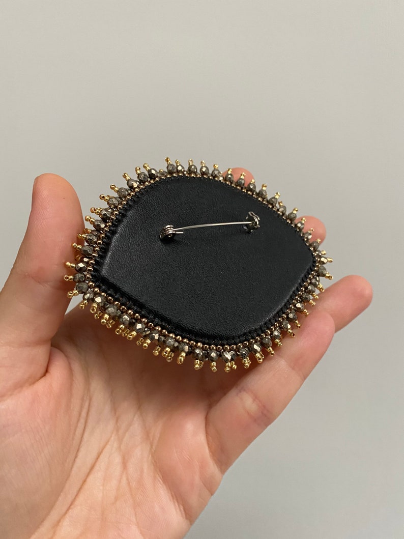 Big Evil Eye Brooch Nazar Brooch Protection Amulet Handmade ...