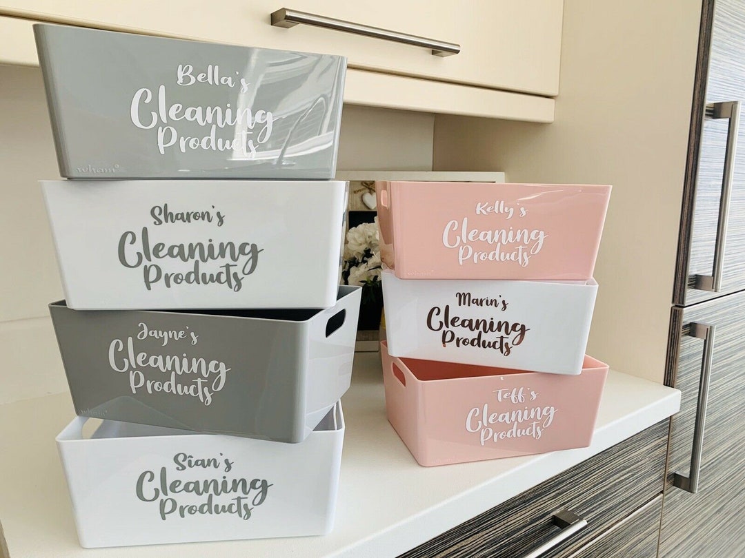 Personalised Mrs Hinch Inspired Storage Boxes/personalised Storage Box ...