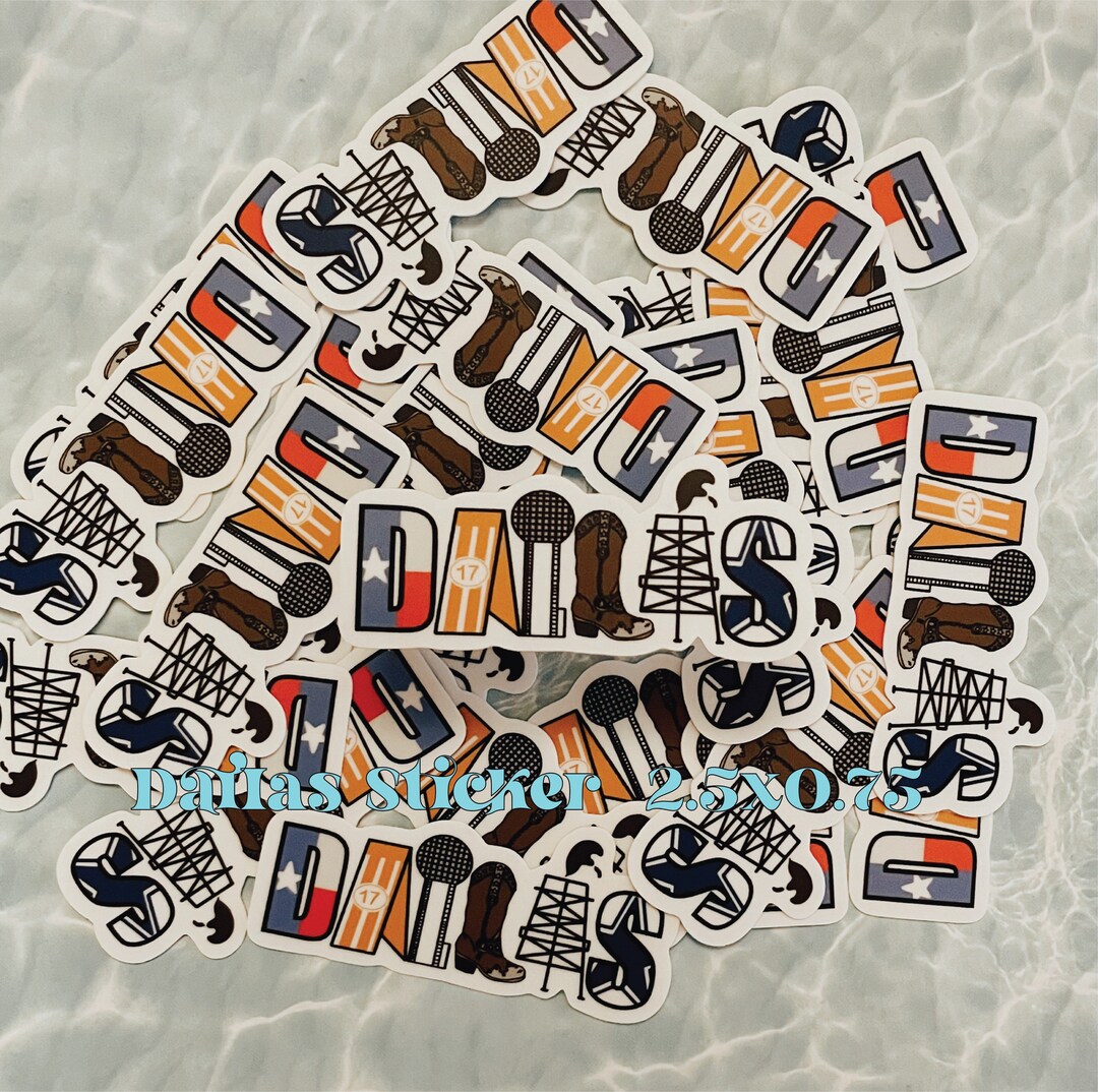Dallas Sticker L Dallas L All About Dallas L Sticker - Etsy