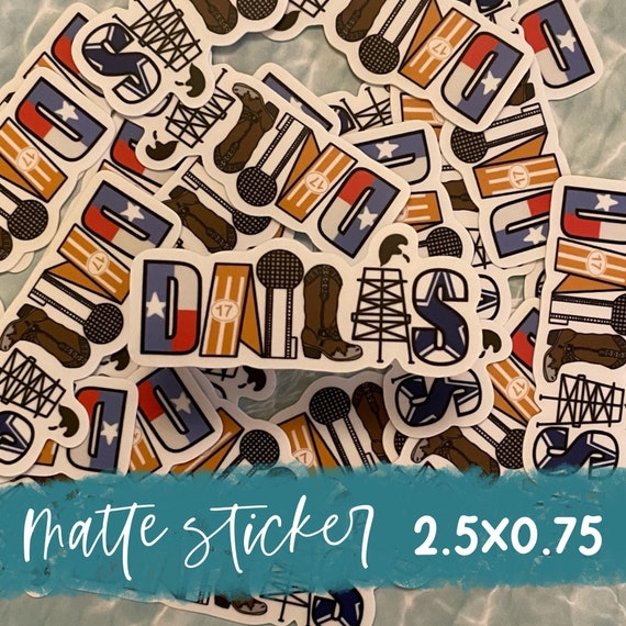 Dallas Sticker L Dallas L All About Dallas L Sticker | Etsy