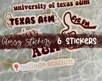 Texas a M Stickers - Etsy