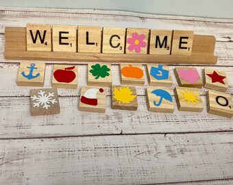 Welcome Sign Desk - Etsy