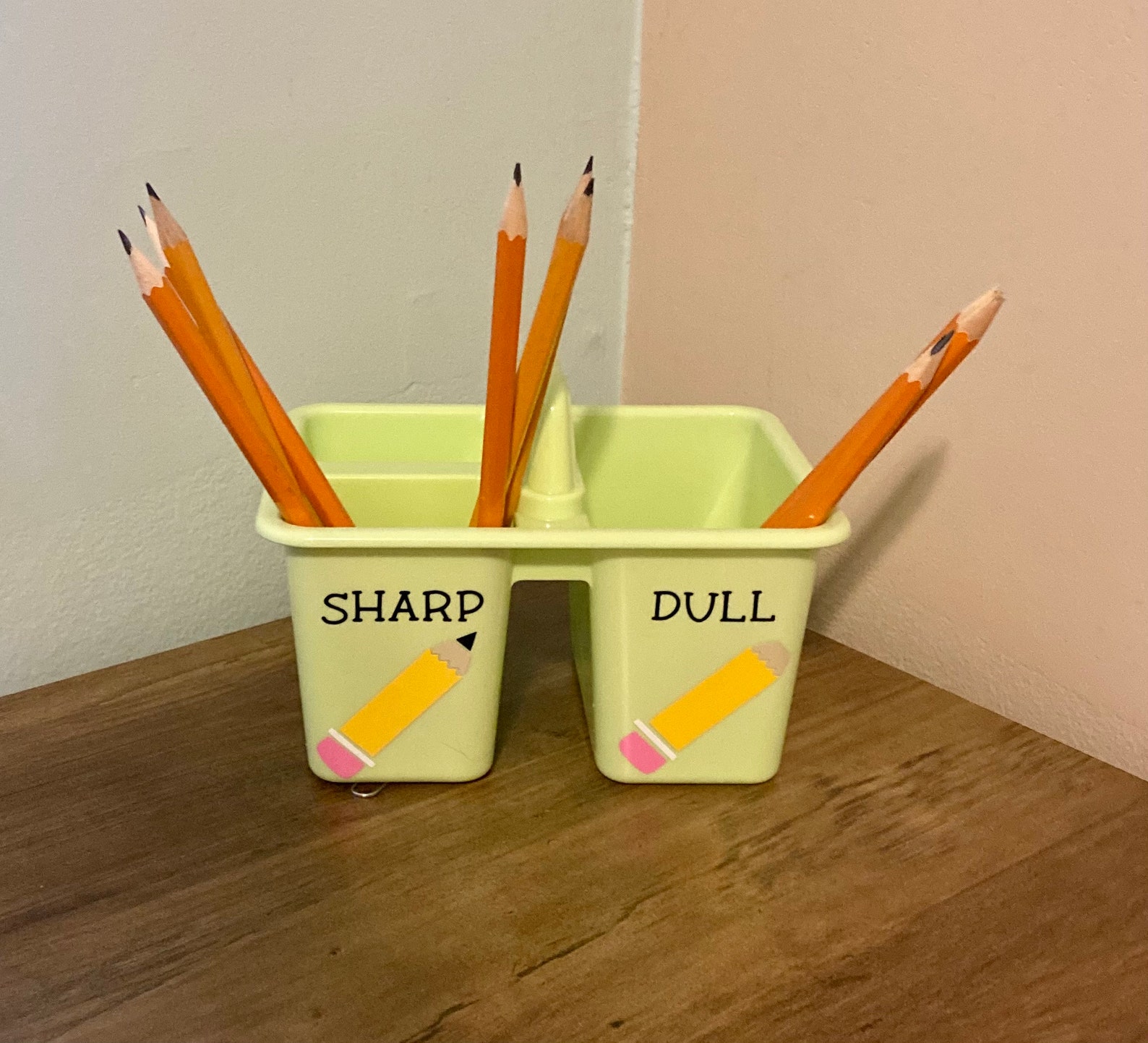 Sharp and Dull Pencil Holders School Pencil Holders Teaching - Etsy