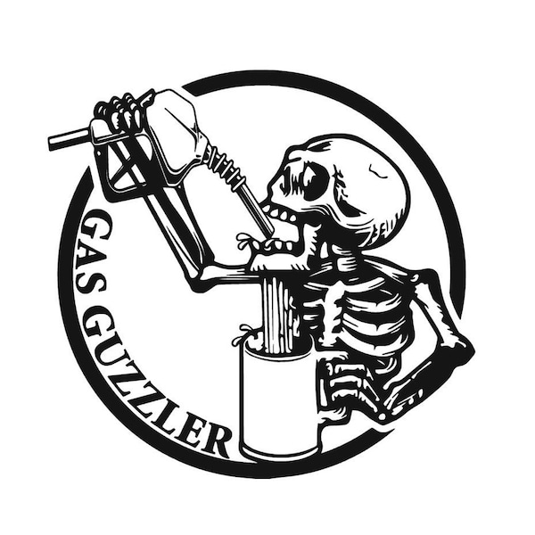 Gas Guzzler Decal - Etsy