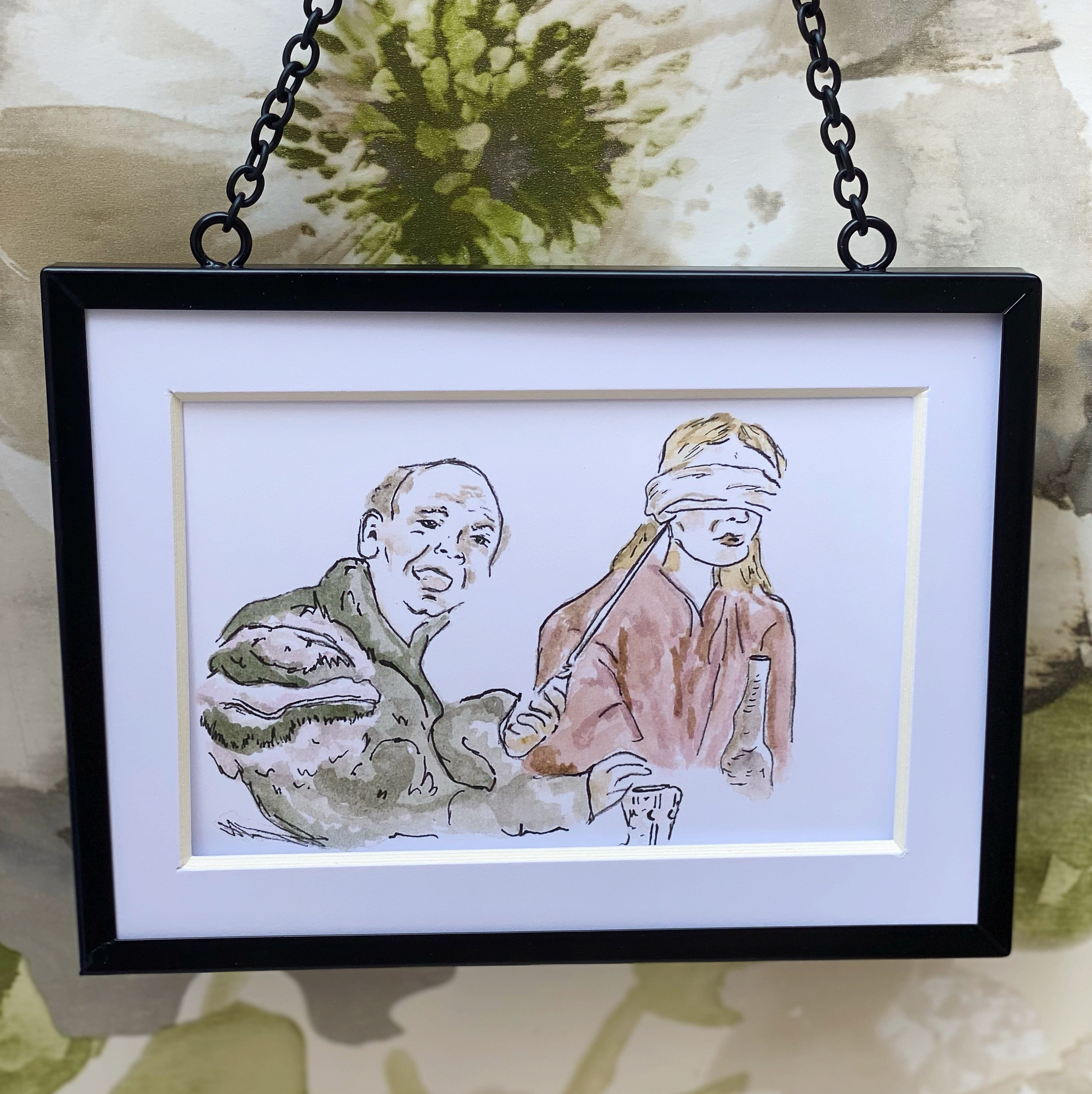 The Princess Bride Inconceivable Wallace Shawn Robin Wright Watercolor ...