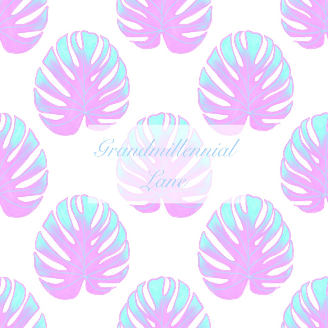 Monstera Seamless Pattern - Etsy