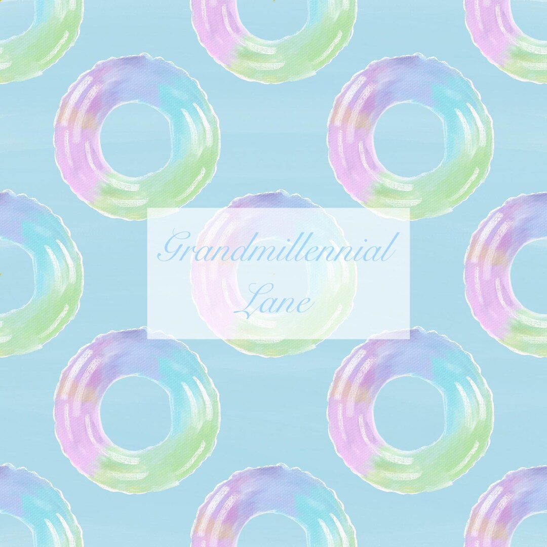 Summer Grandmillennial Background Seamless Pattern - Etsy