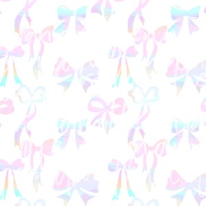 Pastel Bows Hand Painted, Watercolor Bow Pattern Seamless - Etsy