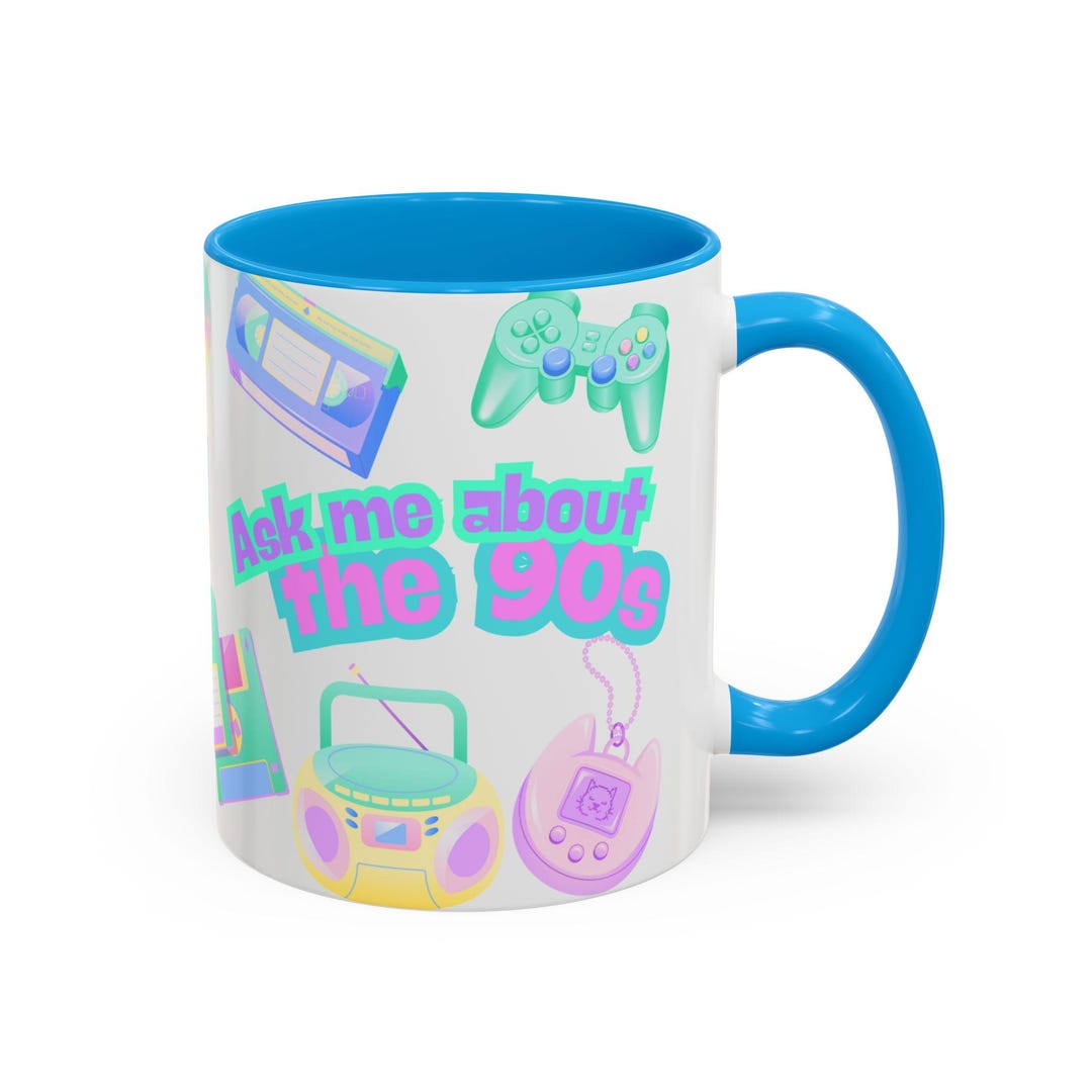 Ask Me About the 90s Mug, 90s Kid - Etsy