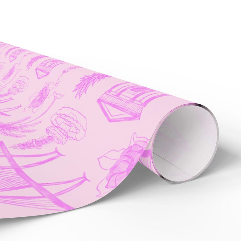 Charleston Toile Wrapping Papers - Etsy