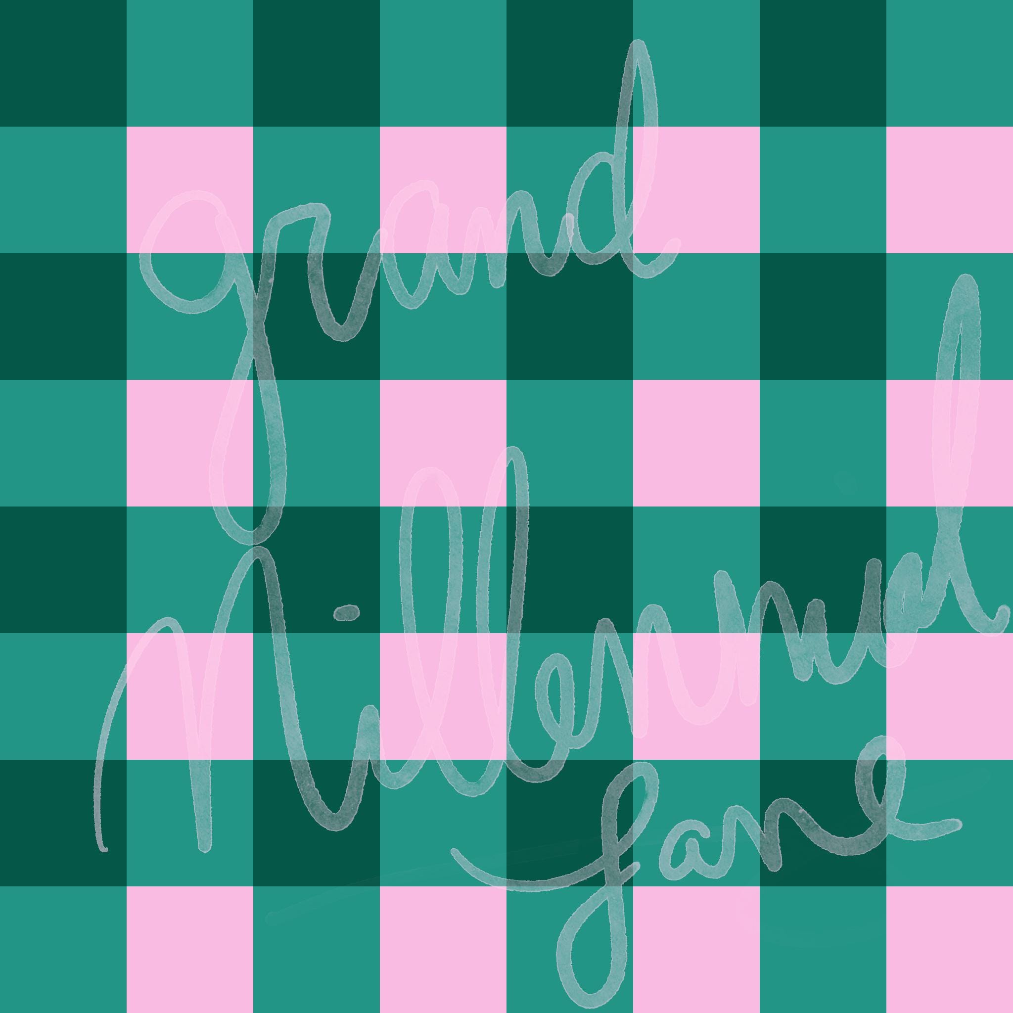 Preppy Pink and Green Gingham Seamless Pattern - Etsy