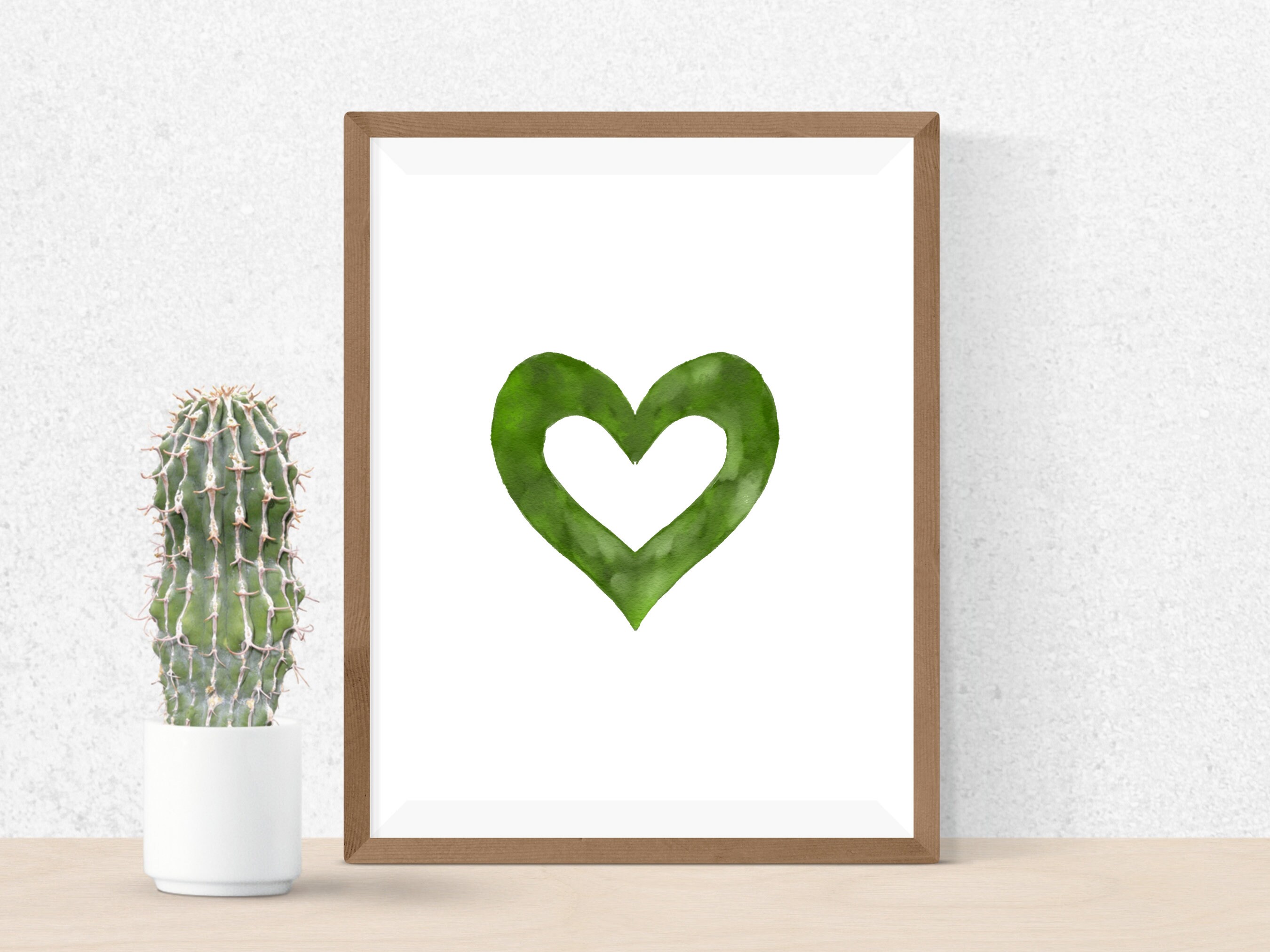 Greenery Topiary Embroidery Clip Art, Hand Painted Watercolor Tree ...