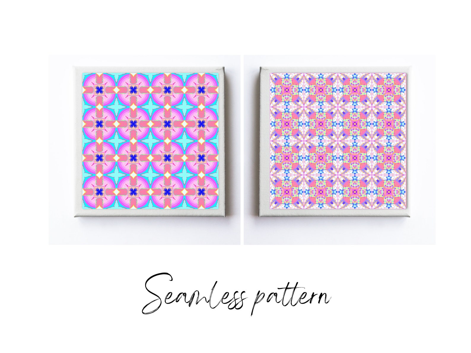 Colorful Seamless Digital Paper ,vintage Scrapbooking , Retro Wallpaper ...