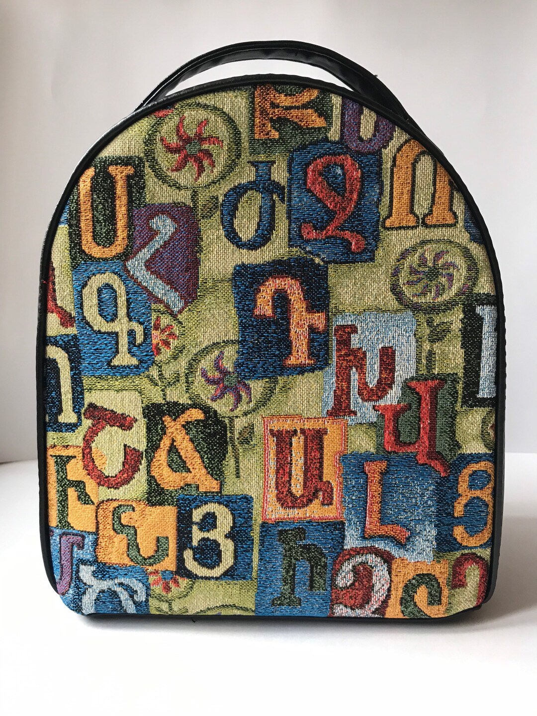 Limited Edition! Spring Armenian Alphabet Tapestry Backpack Large - Etsy