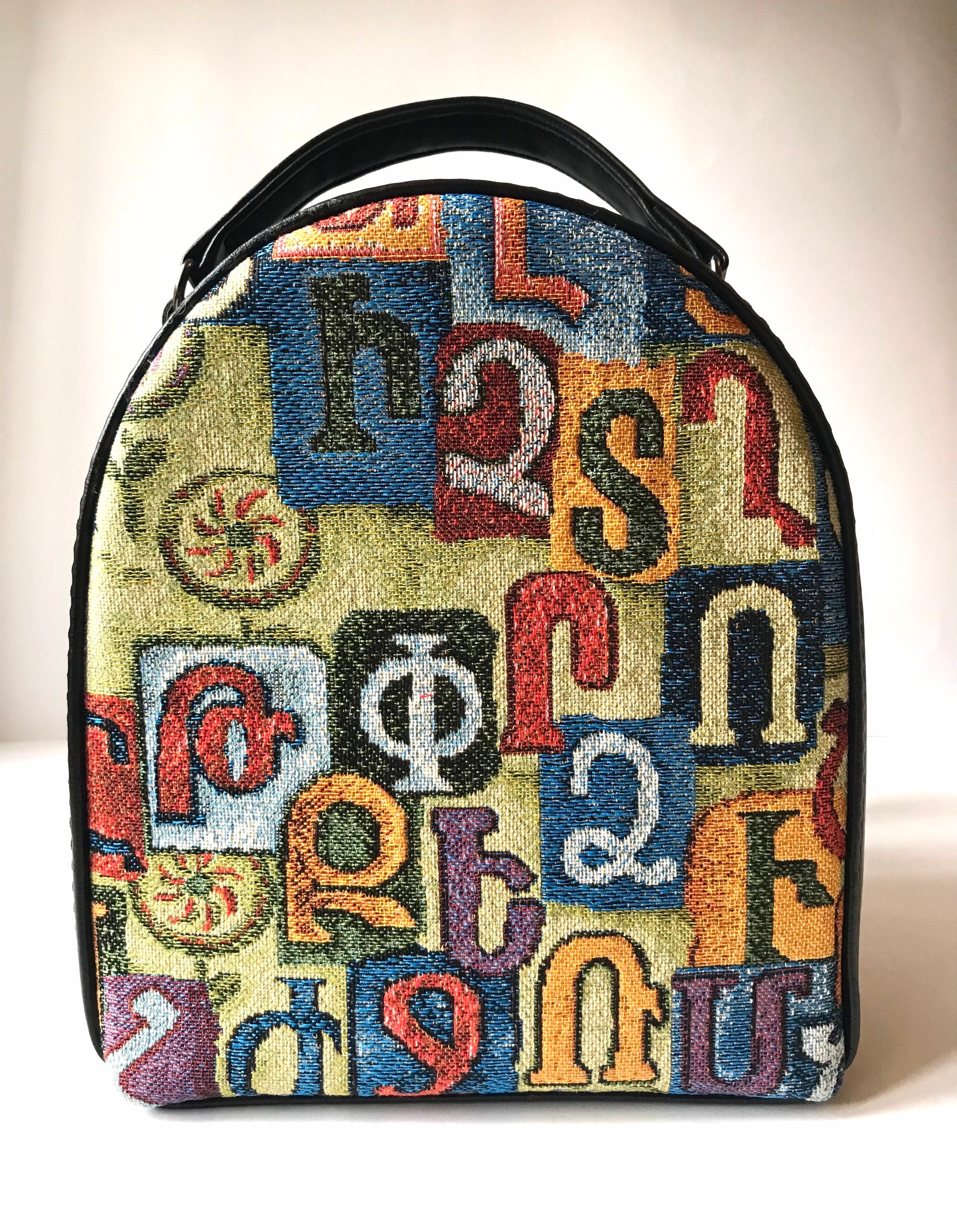 Limited Edition Spring Armenian Alphabet Tapestry Backpack - Etsy