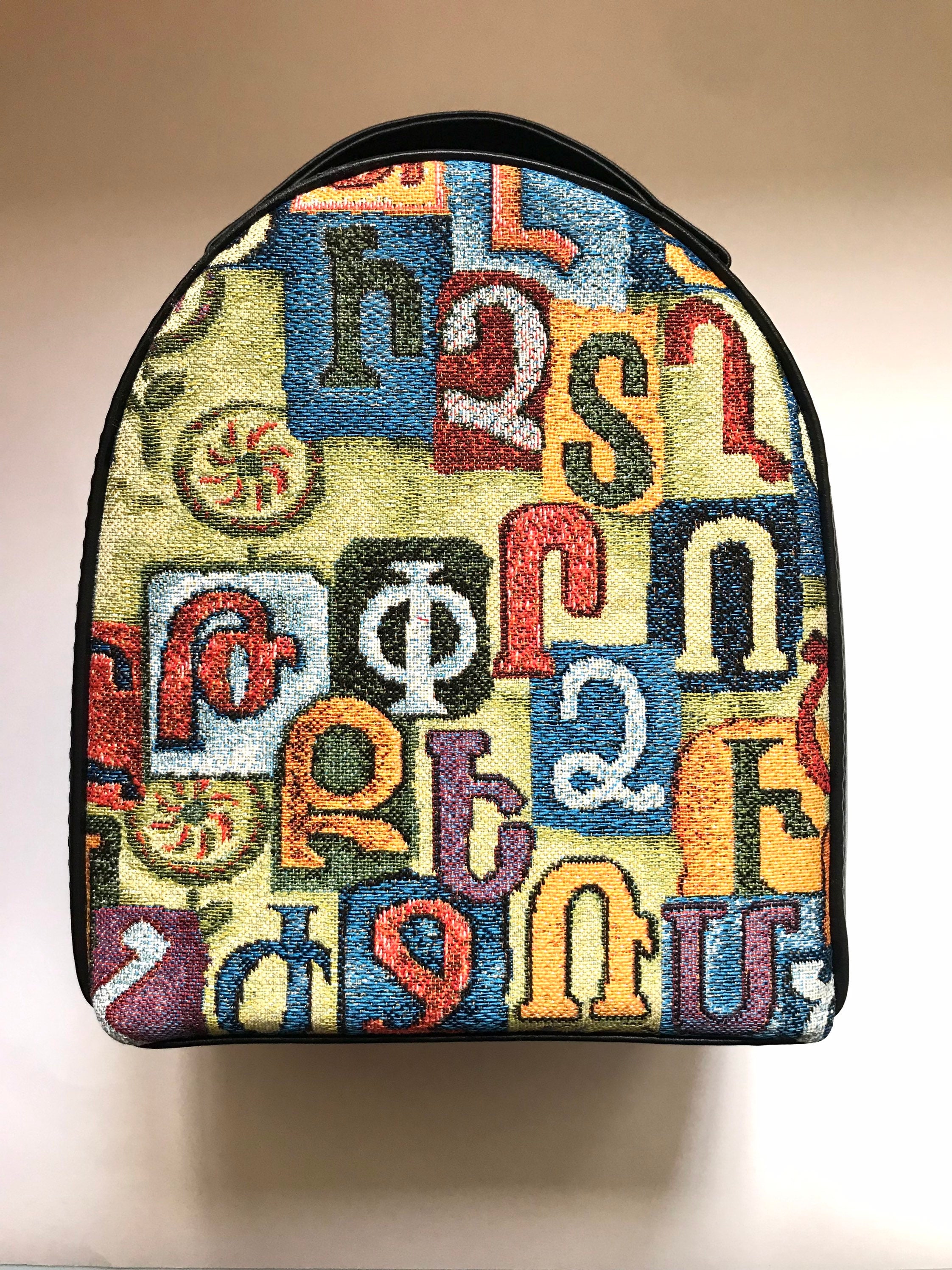 Limited Edition Spring Armenian Alphabet Tapestry Backpack - Etsy