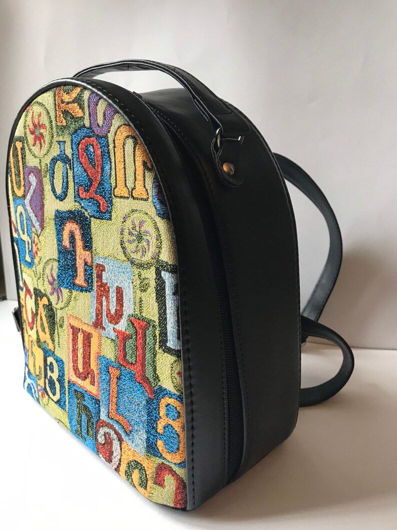 Limited Edition! Spring Armenian Alphabet Tapestry Backpack Large - Etsy