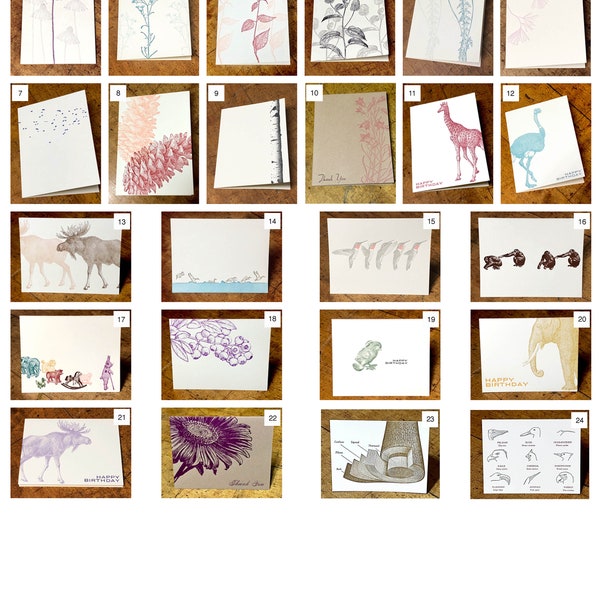 Card Variety Pack - Etsy