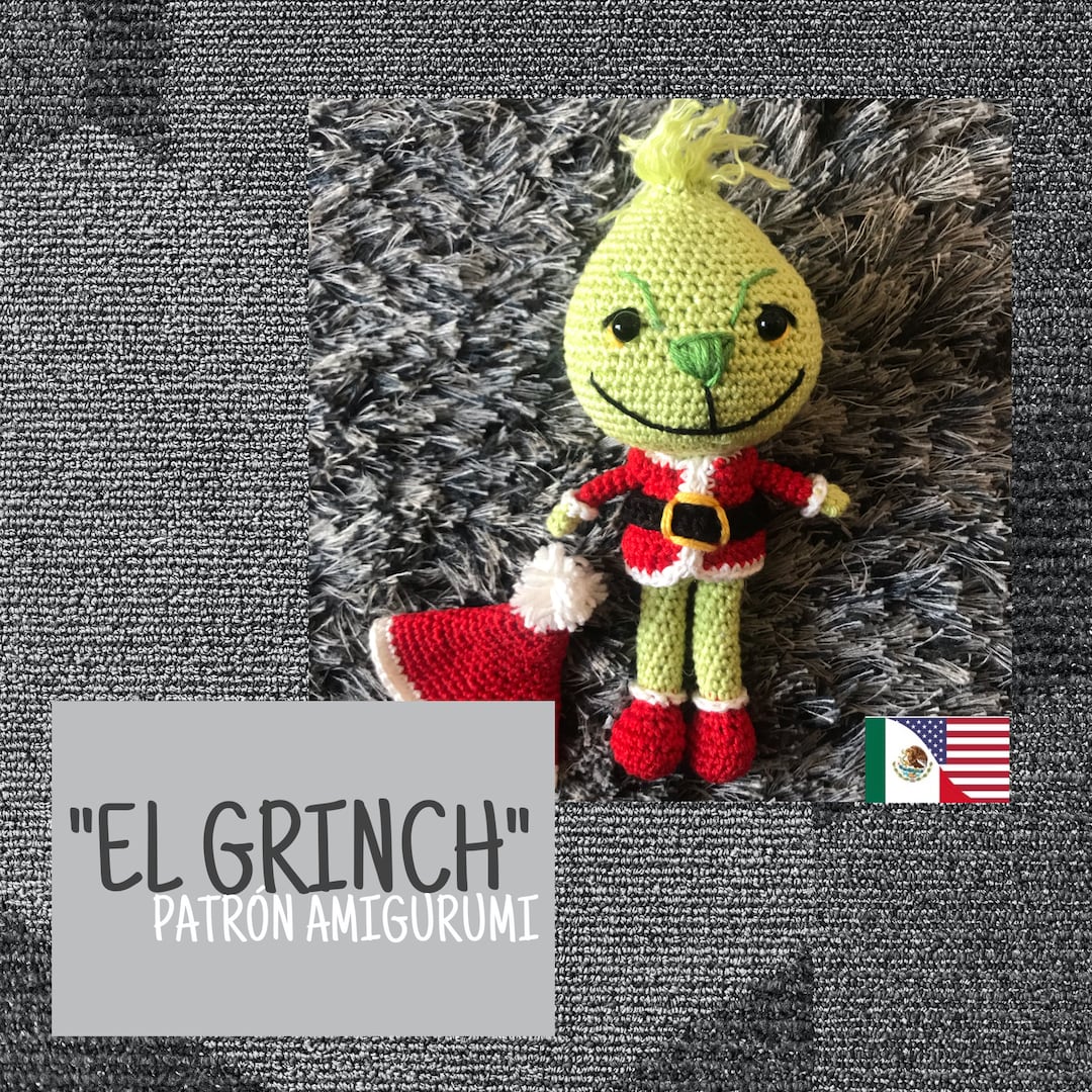 Crochet // Pattern the Grinch Amigurumi / Amigurumi Pattern the Grinch ...