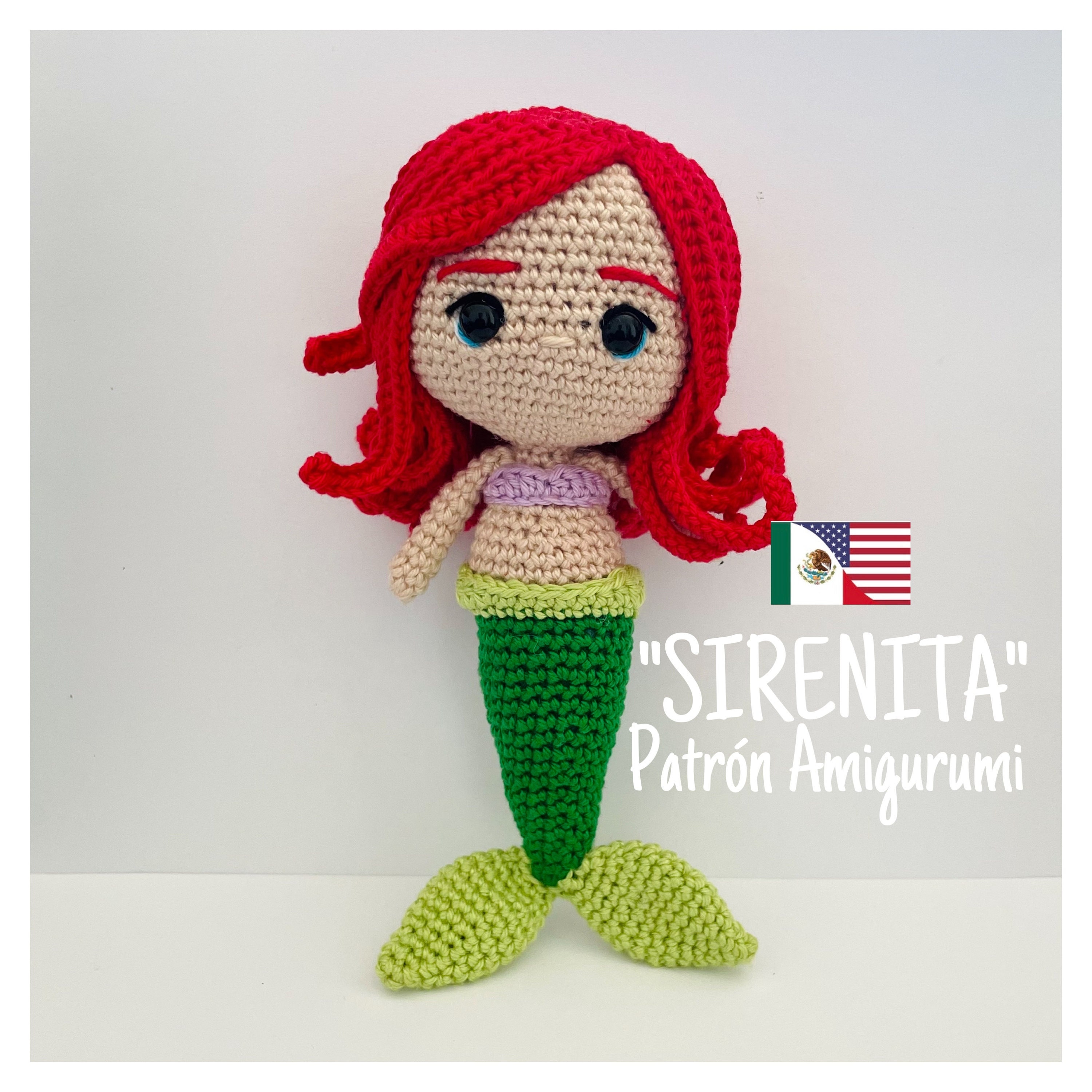 Crochet // Pattern "little Mermaid" Amigurumi / Amigurumi Pattern ...