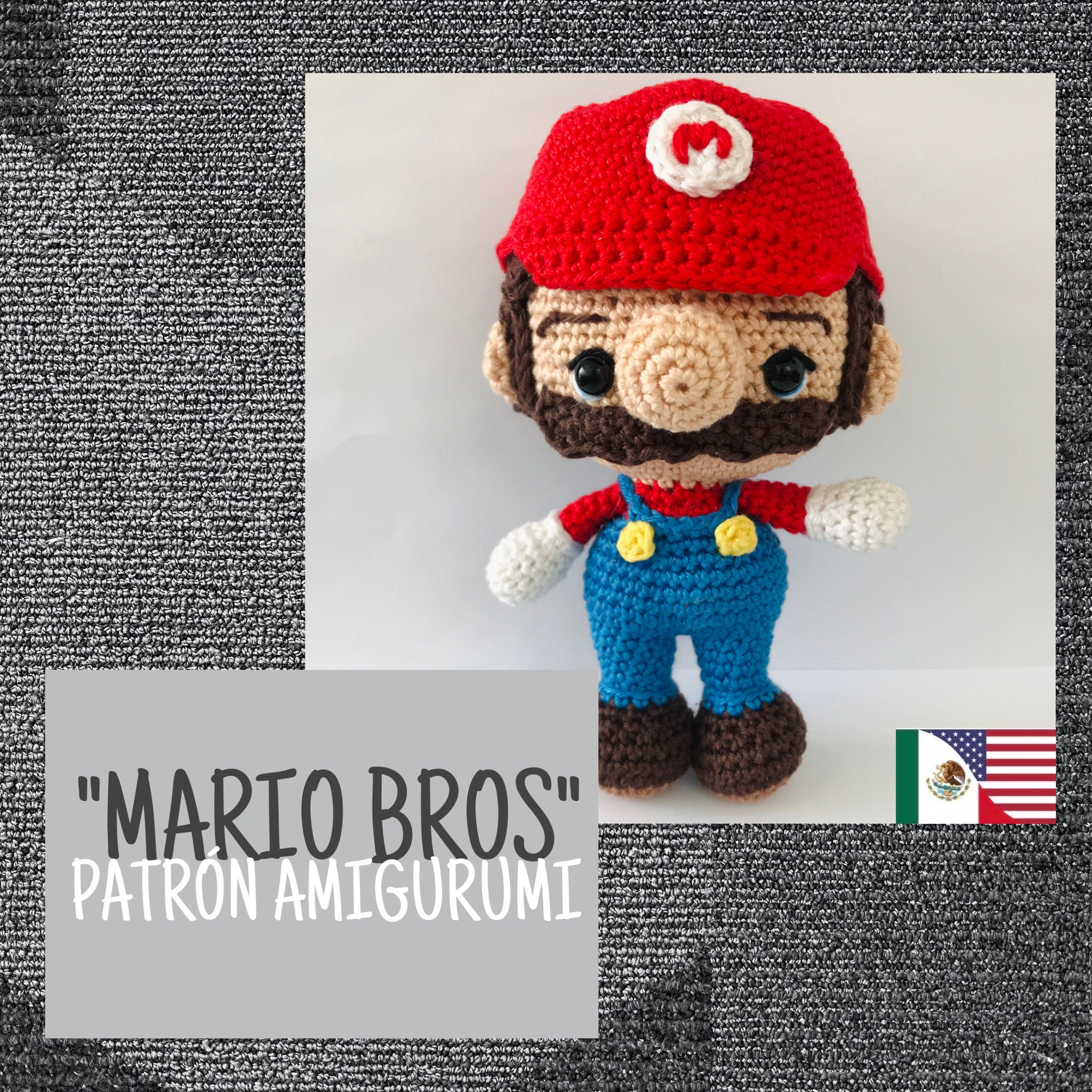 Patrones Amigurumi Mario Amigurumi Mario Free Crochet Pattern