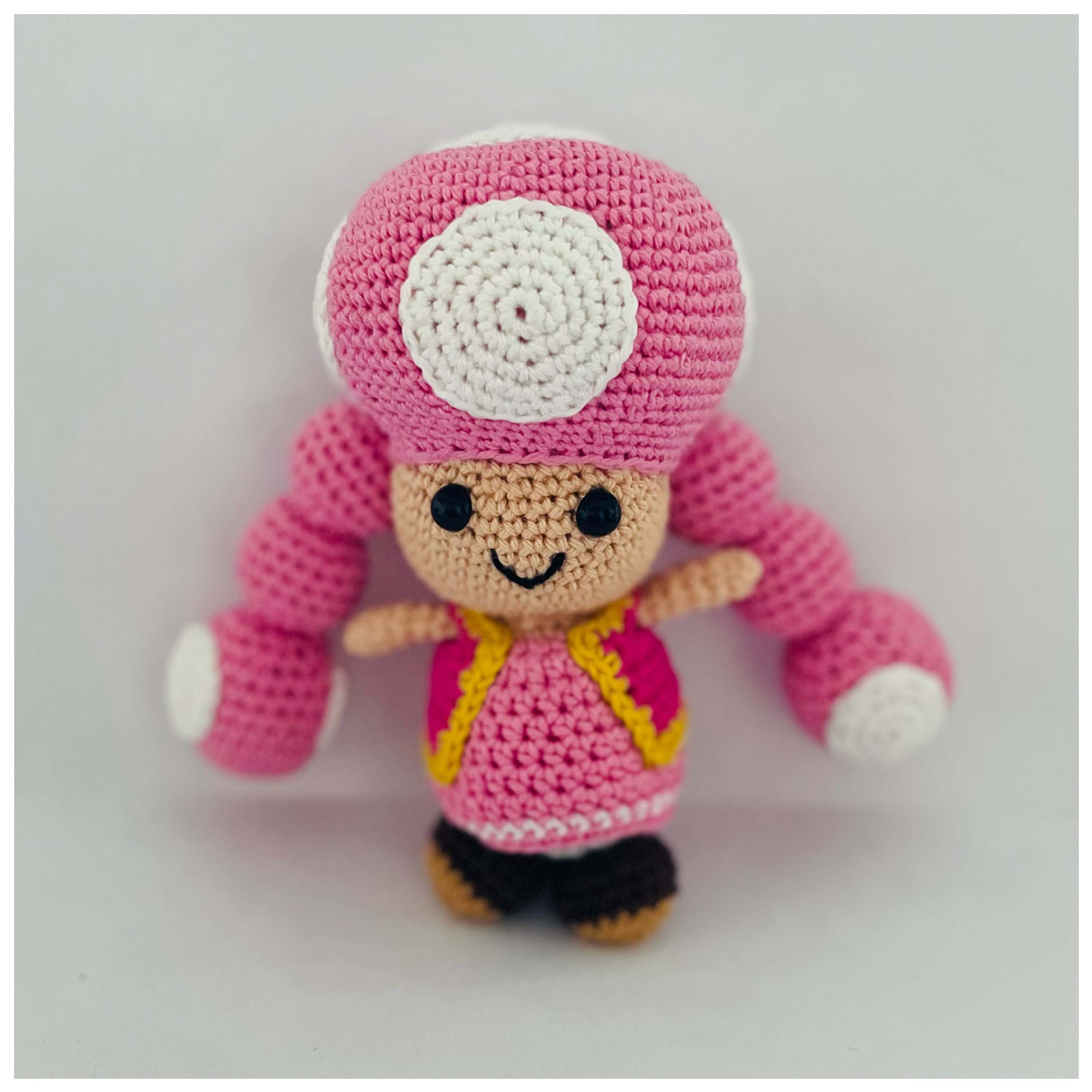 Crochet toad/ Toadette PDF Patrón/pattern Amigurumi - Etsy