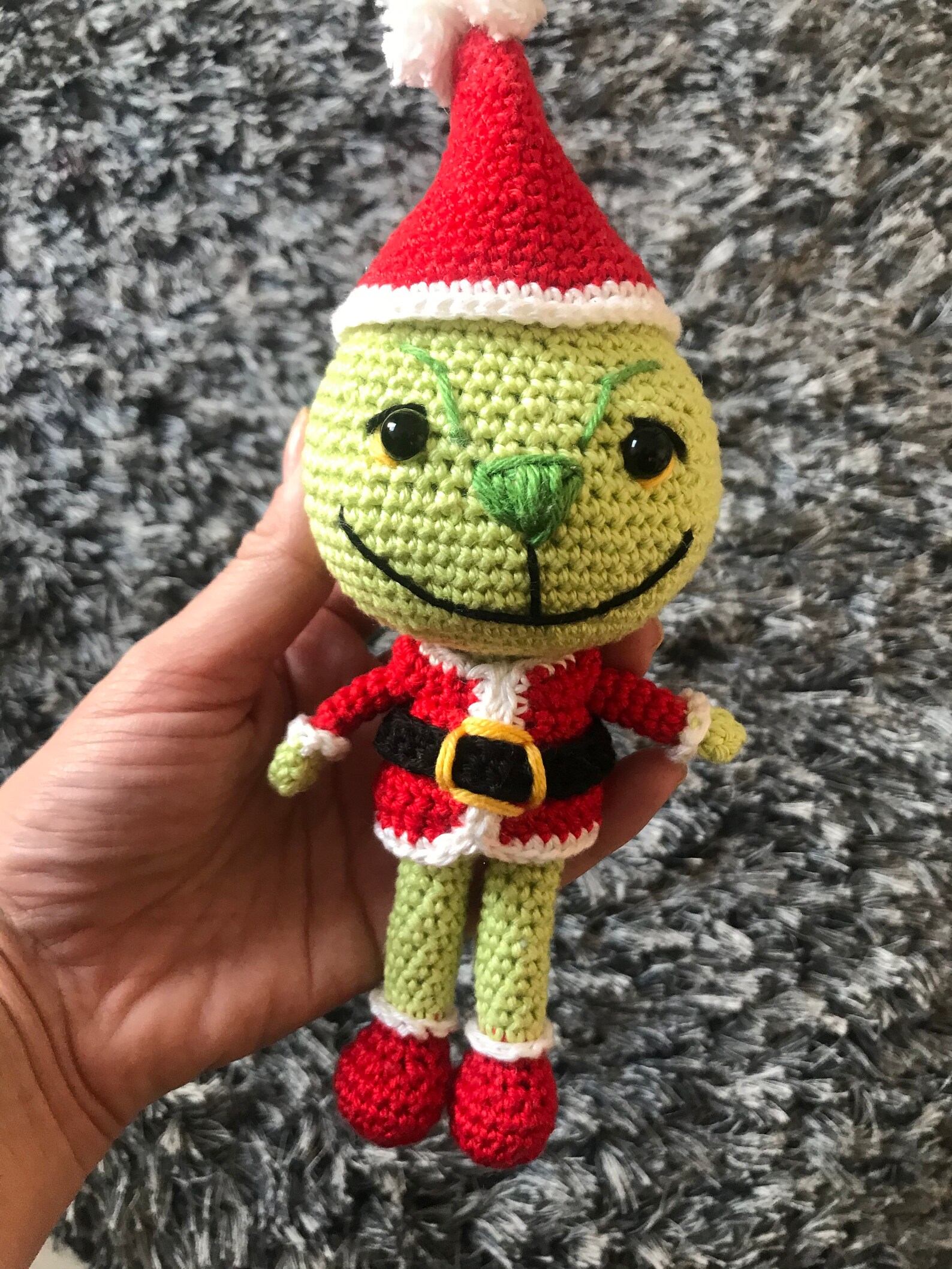 Crochet // Patrón el Grinch Amigurumi / Amigurumi - Etsy