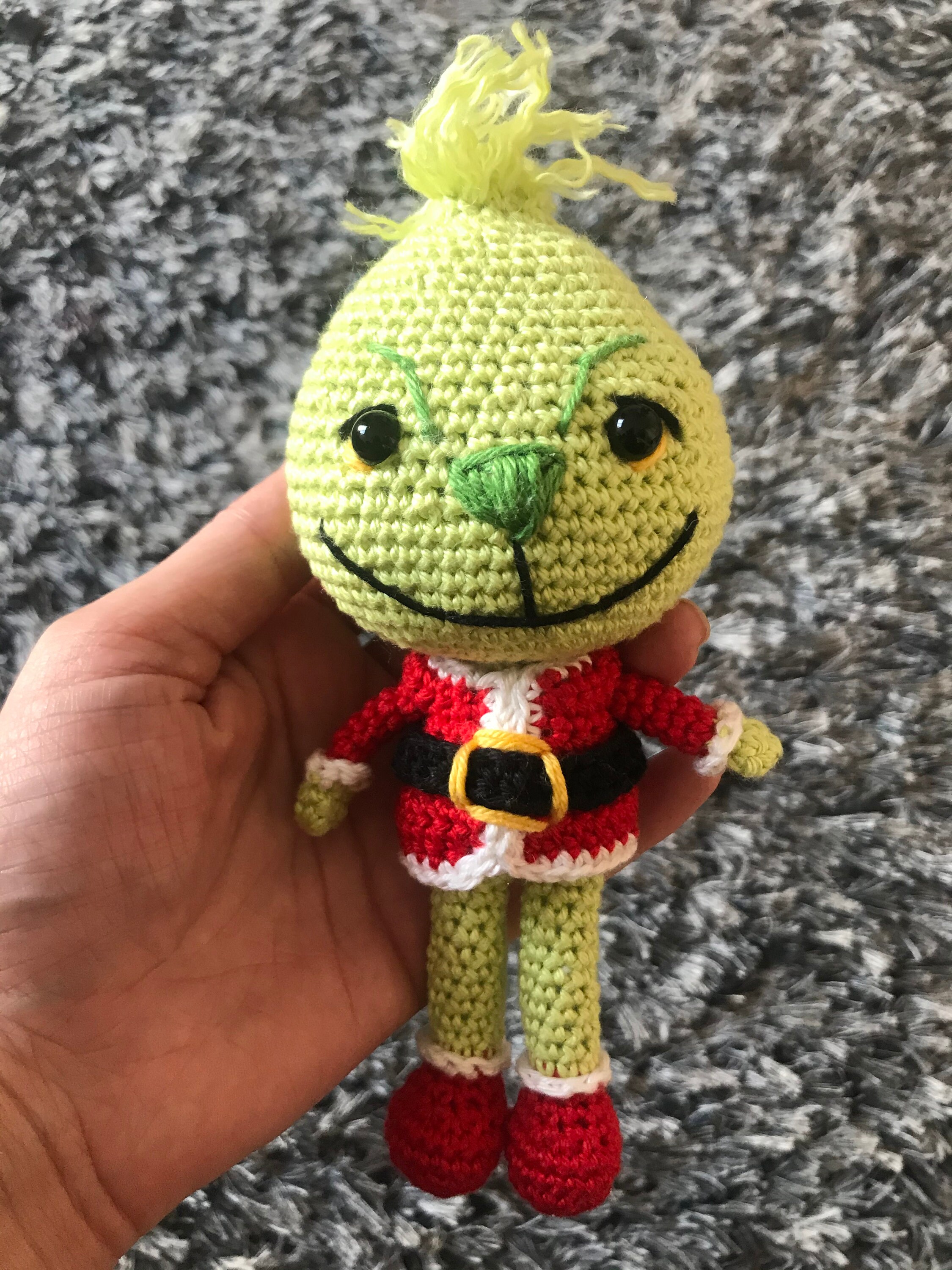 Crochet // Patrón el Grinch Amigurumi / Amigurumi - Etsy
