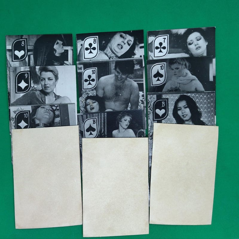 Adult Playing Cards Etsy