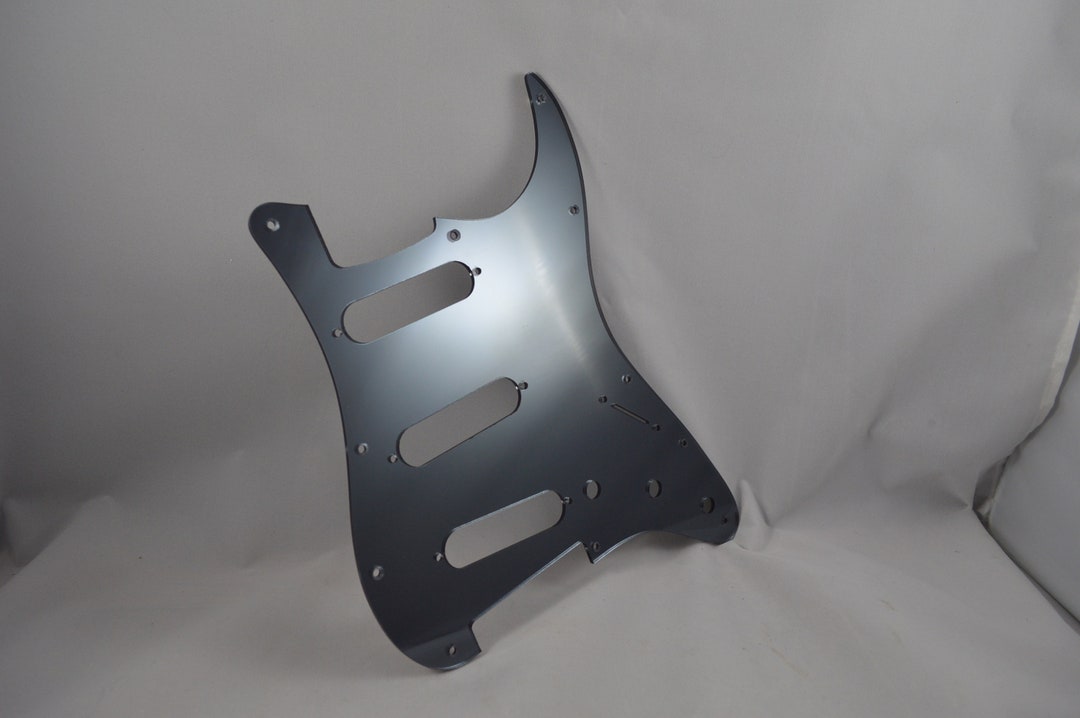 Custom Build Stratocaster Pickguard Grey Mirror Acrylic - Etsy